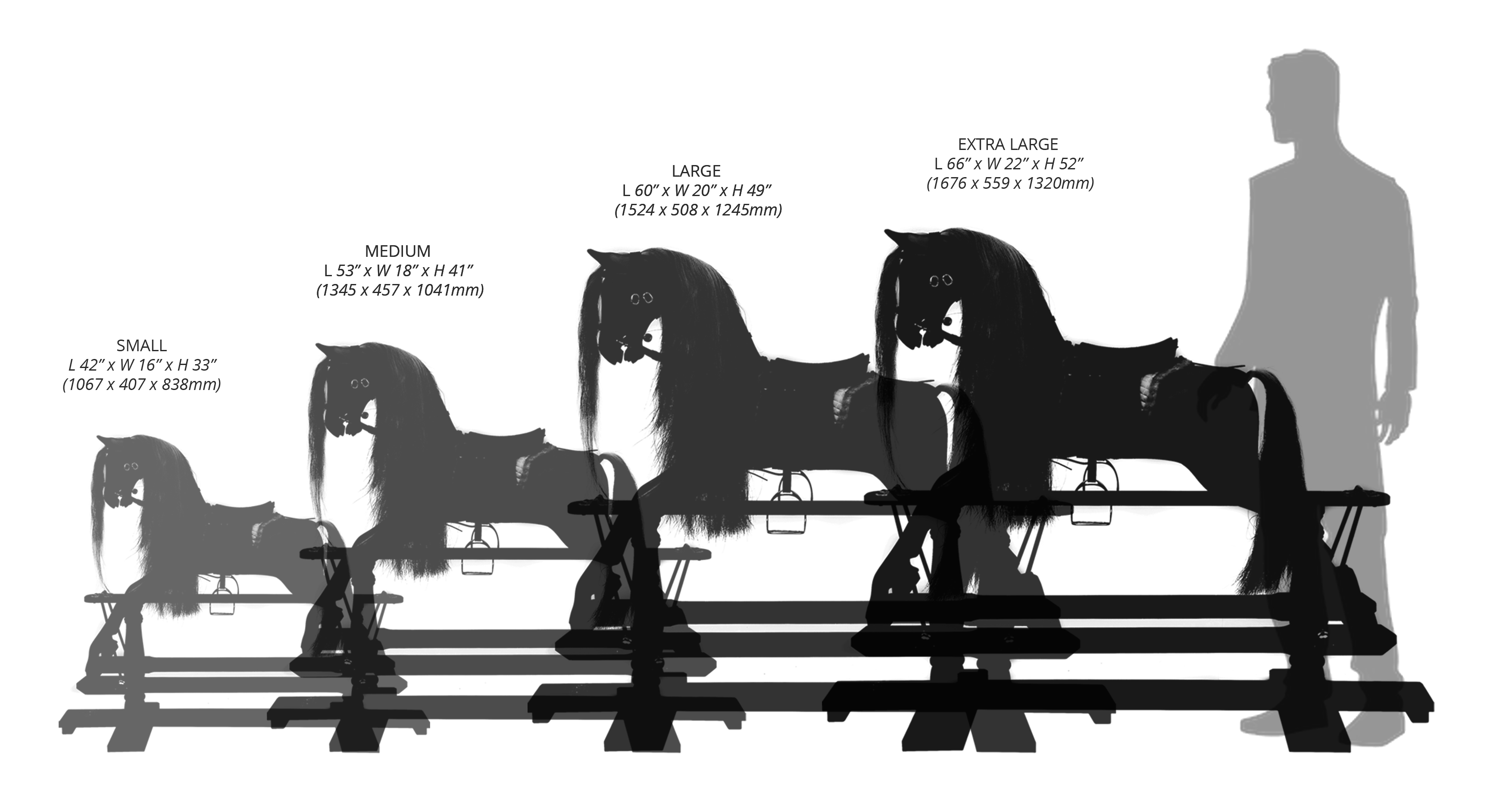 The Rocking Horse Shop | 'Gandalf' Light Dapple Rocking Horse